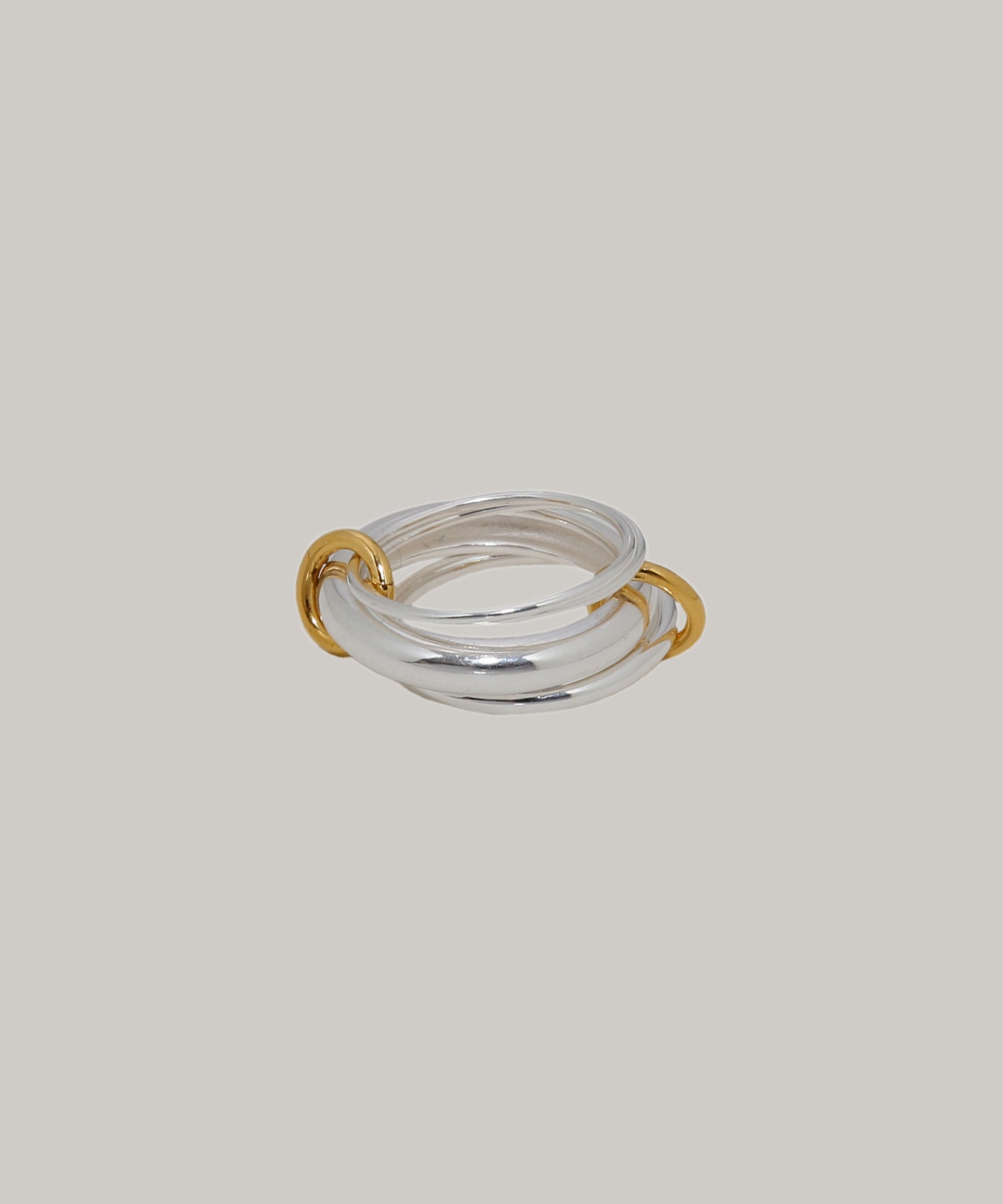 [silver925]Layered Ring (Silver×Gold) – TRES